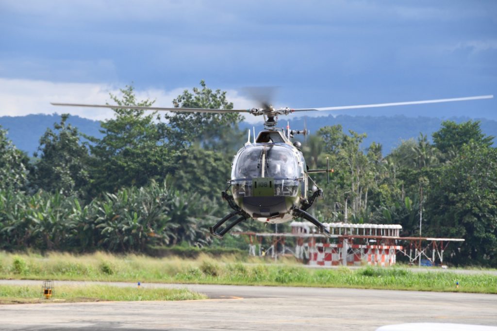 Tampilan Spesial Digital Camouflage Helikopter NBO-105 Bolkow ...